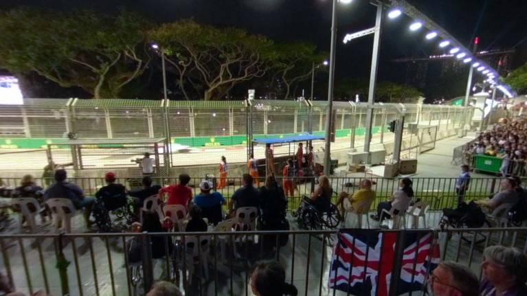 Turn 1 Wheelchair Accessible Platform | F1 Singapore Grand Prix | 20-22 ...
