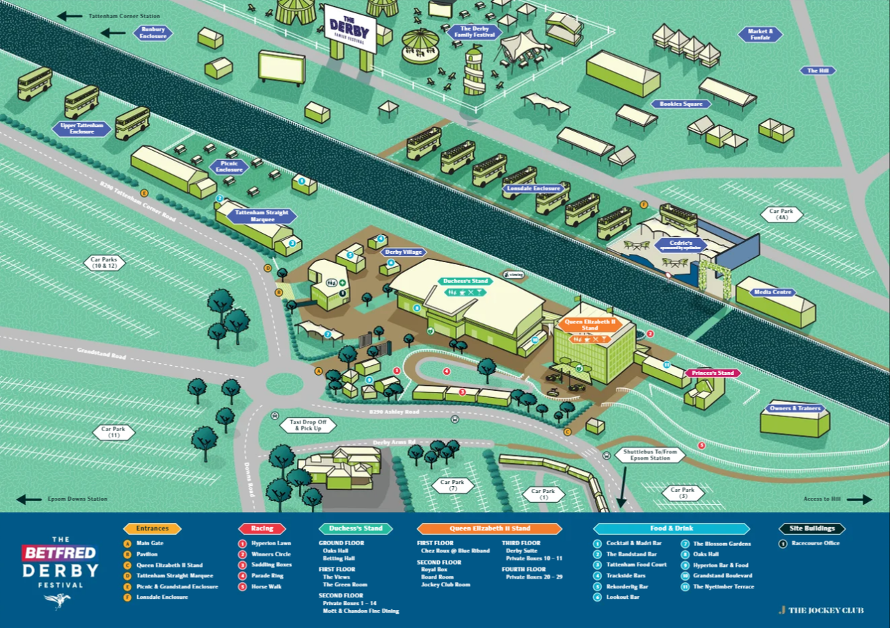 Grandstand Enclosure | The Betfred Derby Festival | 6-7 Jun 2025 ...