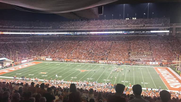Field Level (Sections 1-8, 27-32) | Texas Longhorns Football vs ...