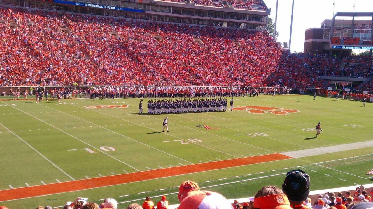 Field Level (Sections AA-Y) | Clemson Tigers Football vs Troy Trojans ...