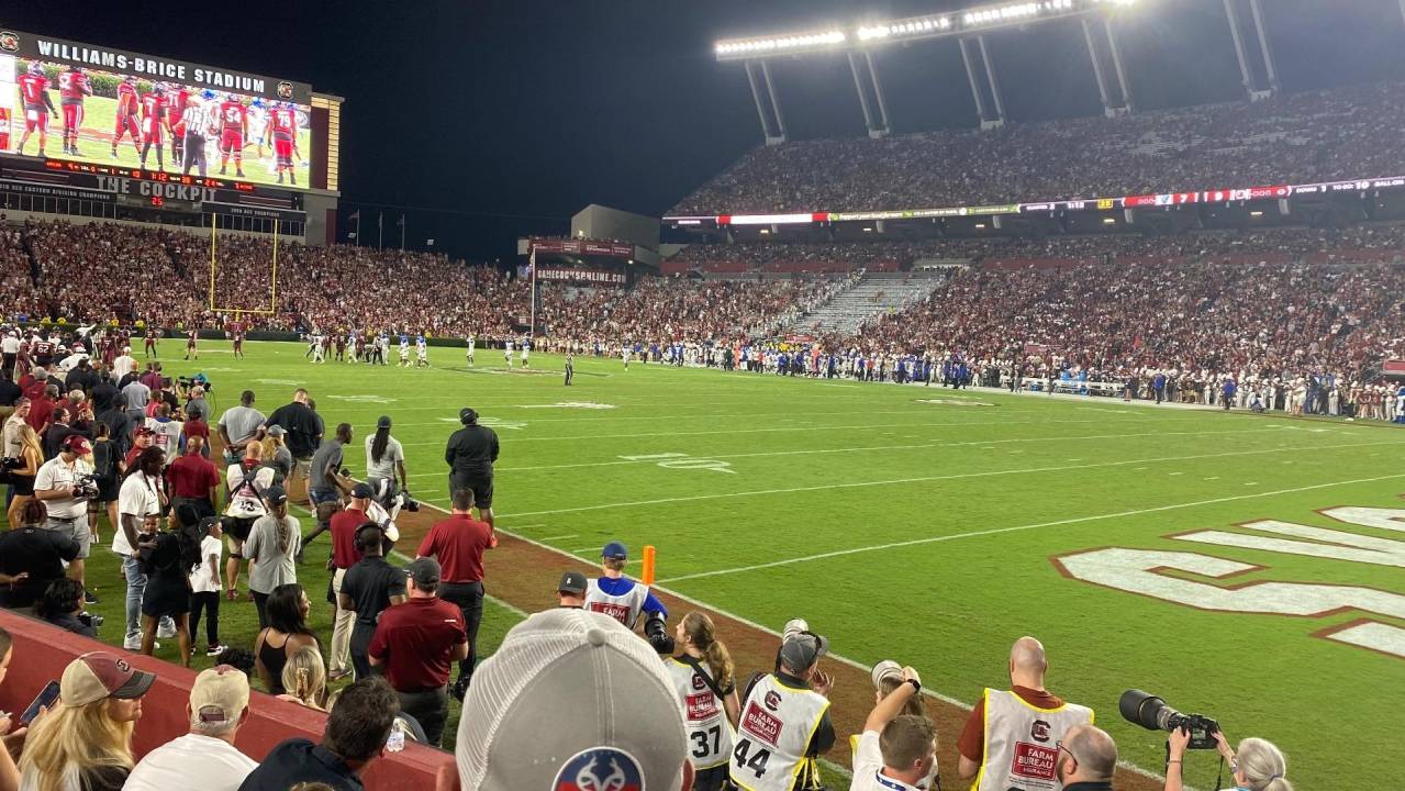 Field Level (Sections 1-10 & 14-34) | South Carolina Gamecocks Football vs Vanderbilt Commodores ...