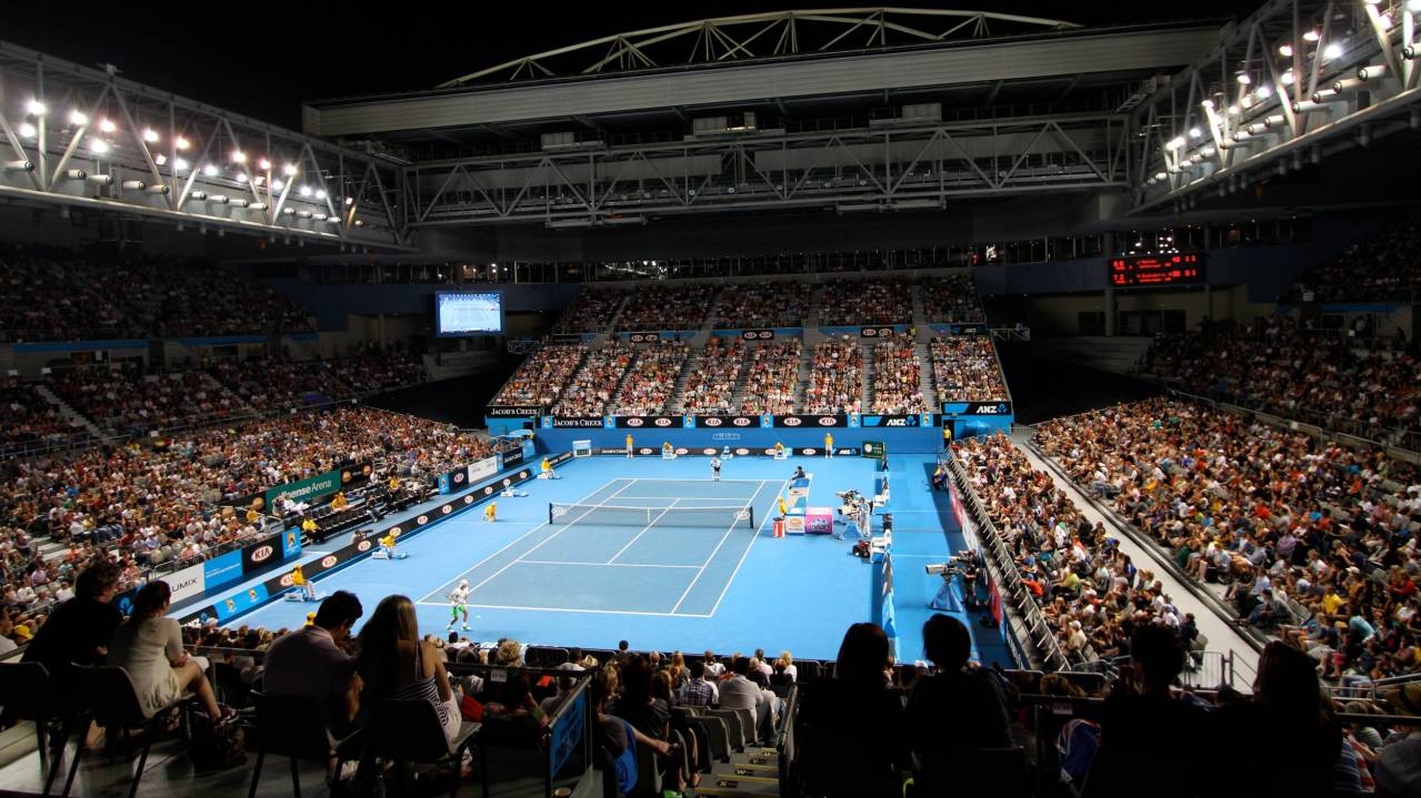 John Cain Arena: Reserved Seating | Australian Open | 14-28 Jan 2024 | Melbourne Park | Koobit