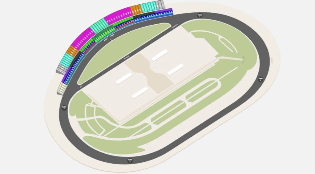 Grandstands | AdventHealth 400 | 5 May 2024 | Kansas Speedway | Koobit