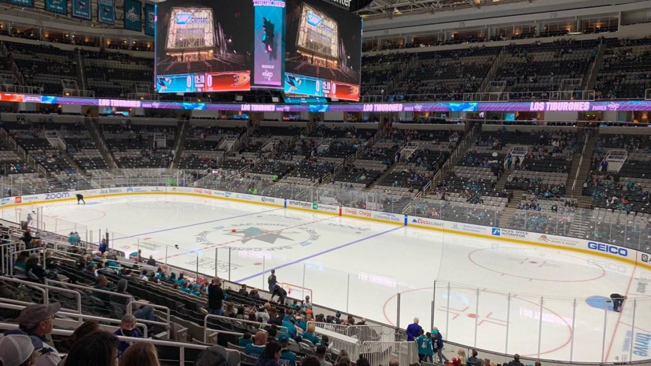 Lower (100 Level) | San Jose Sharks vs Philadelphia Flyers | 21 Mar 2026 | SAP Center | Koobit