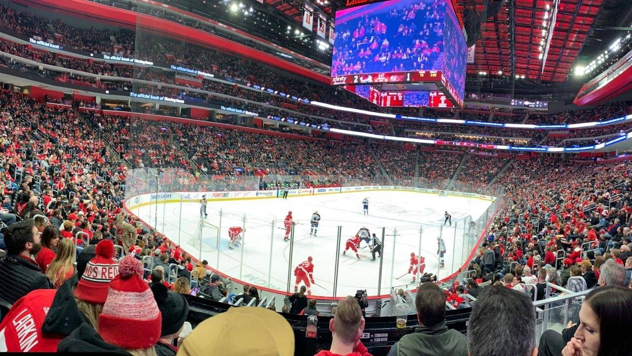 Lower (100 Level) | Detroit Red Wings vs Nashville Predators | 26 Nov 2025 | Little Caesars ...