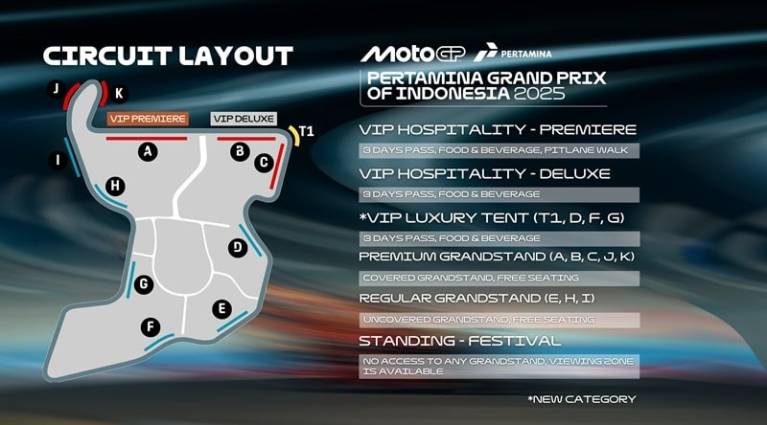 TICKETS | Indonesian MotoGP | 3-5 Oct 2025 | Mandalika International Street Circuit | Koobit