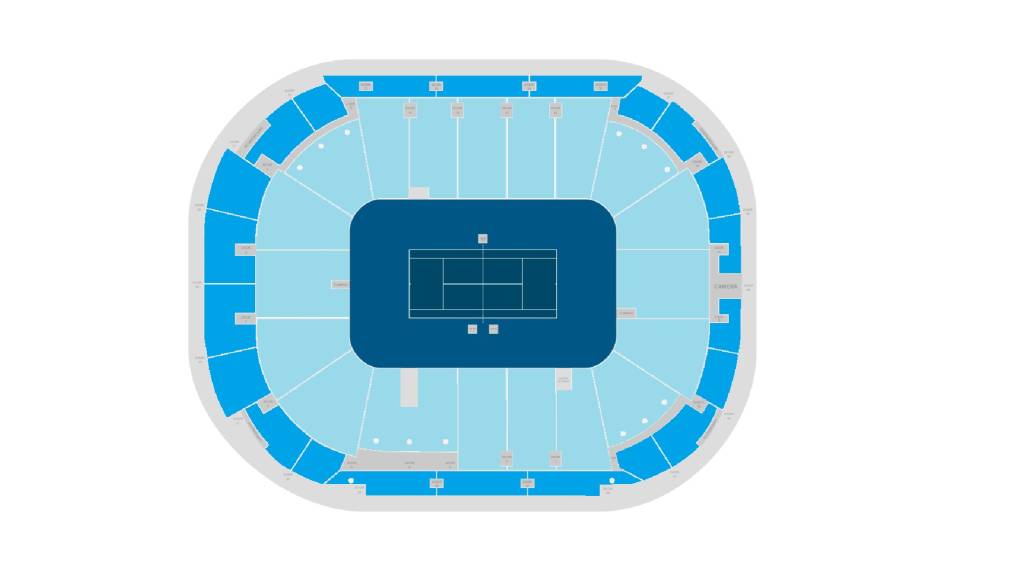 Margaret Court Arena: Lower Tier | Australian Open | 14-28 Jan 2024 ...