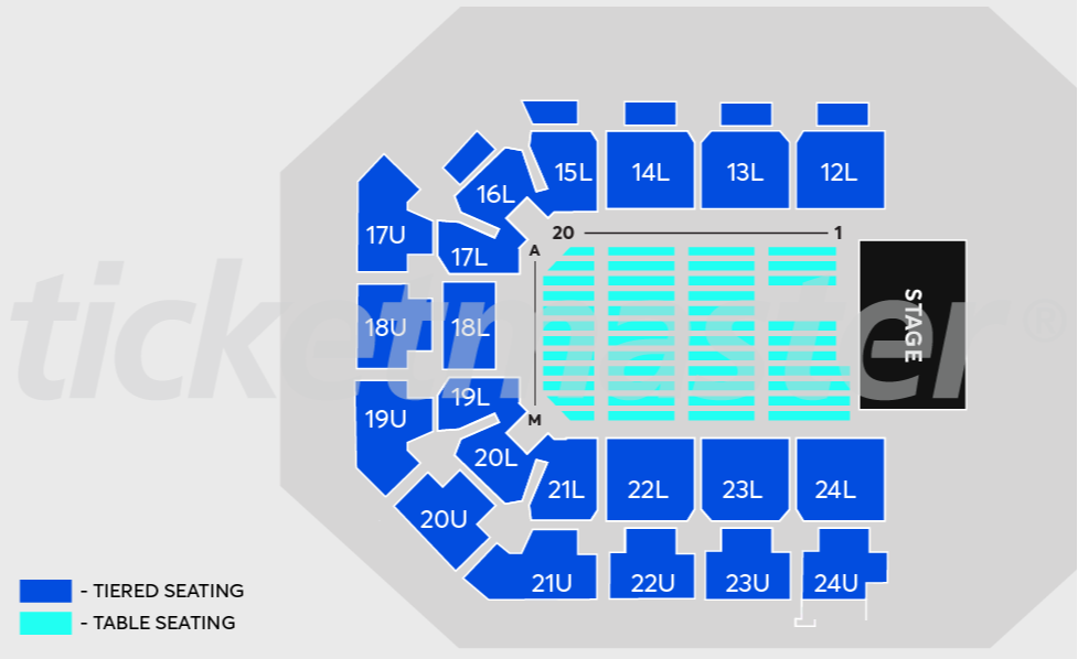 Tiered Seats | New Zealand Darts Masters | 15-16 Aug 2025 | Spark Arena ...