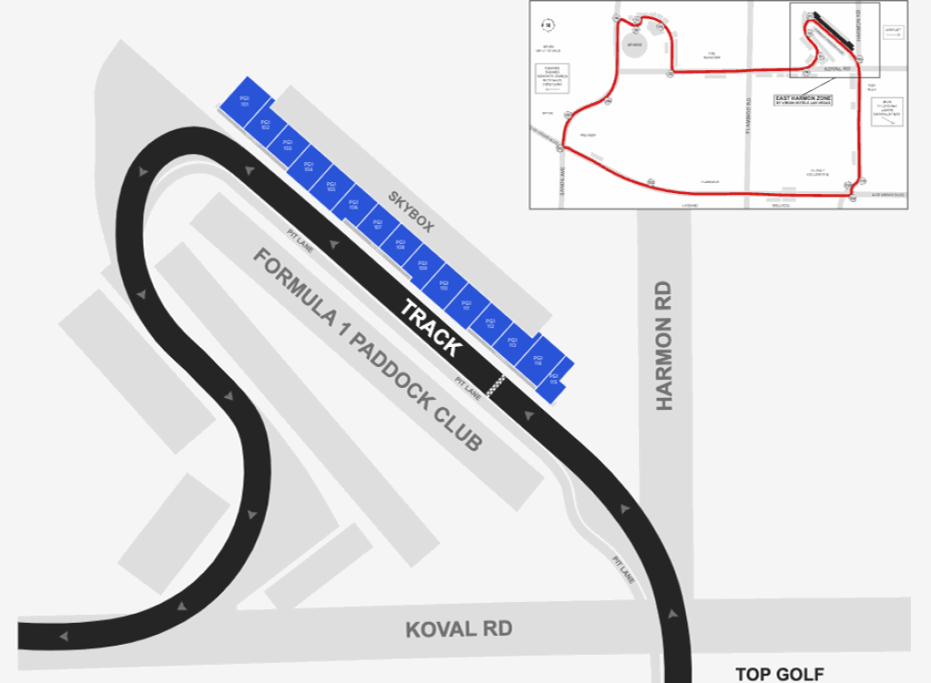 Heineken Silver Main Grandstand (PG1) | F1 Las Vegas Grand Prix | 21-23 ...