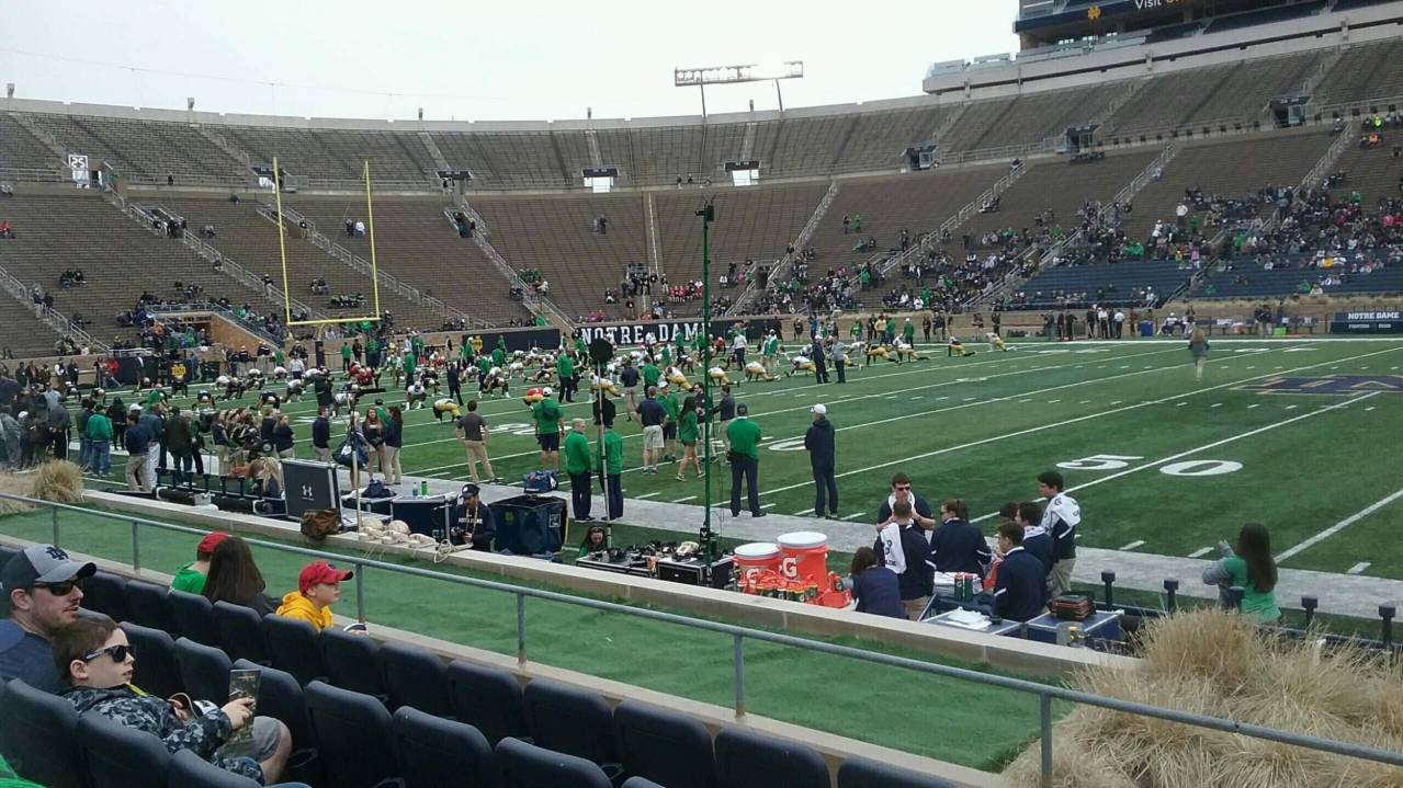 Preferred (Rows A-J, Sections 8-11 & 26-29) | Notre Dame Fighting Irish ...