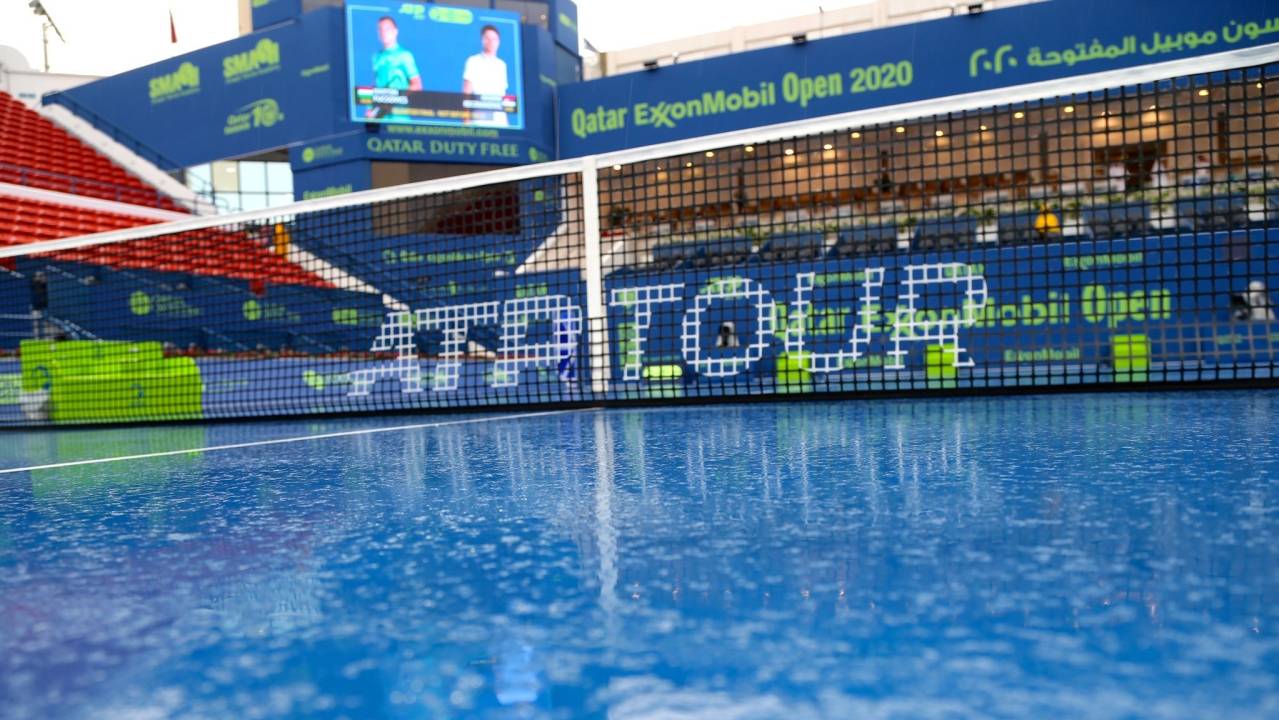 Grandstand Court 3 | Qatar ExxonMobil Open | Feb 2026* | Khalifa ...