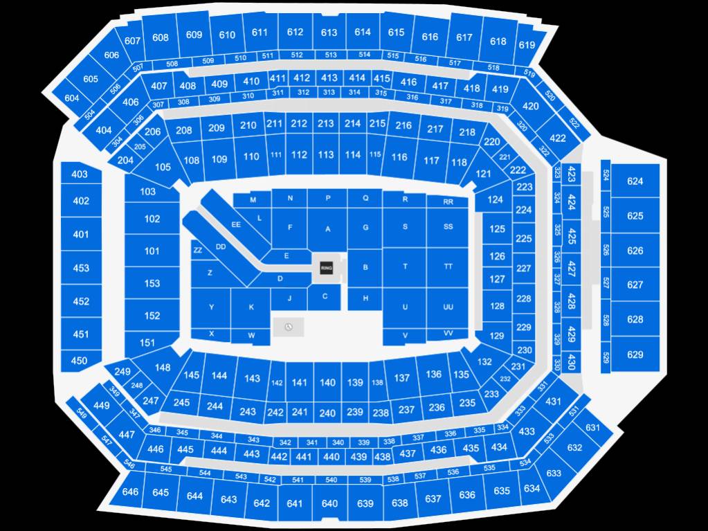Loge (300 Level) | Royal Rumble | 1 Feb 2025 | Lucas Oil Stadium | Koobit