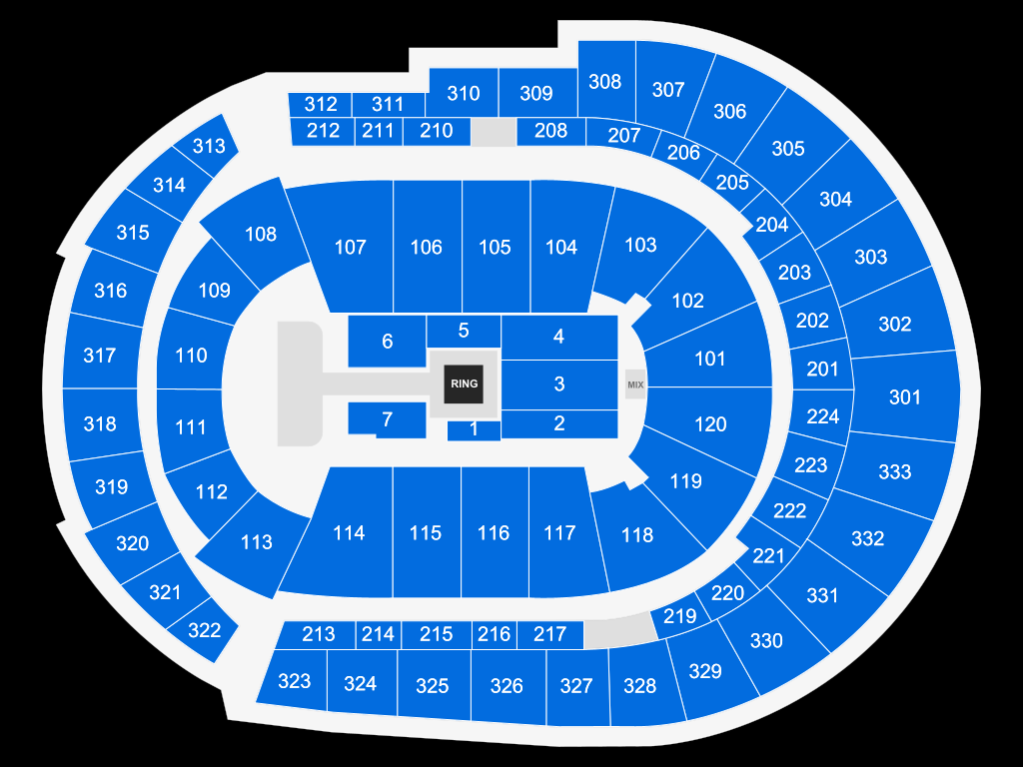 Bridgestone Arena Seating Chart Wwe Raw | Cabinets Matttroy
