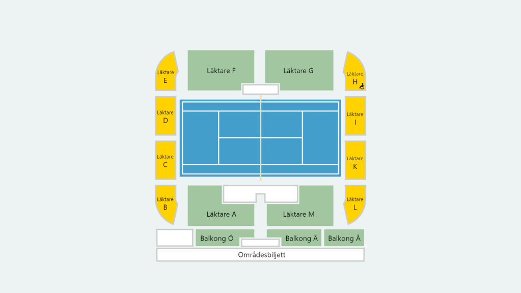 Sideline (Sections F & G) | BNP Paribas Nordic Open (Stockholm Open ...