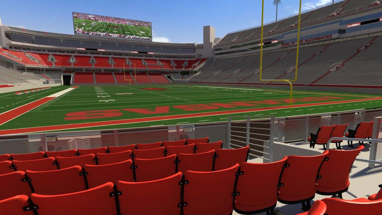 Touchdown Club (Sections F1-F9) | Arkansas Razorbacks Football vs Texas ...