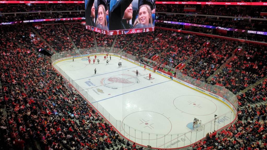 Upper (200 Level) | Detroit Red Wings vs Nashville Predators | 26 Nov 2025 | Little Caesars ...