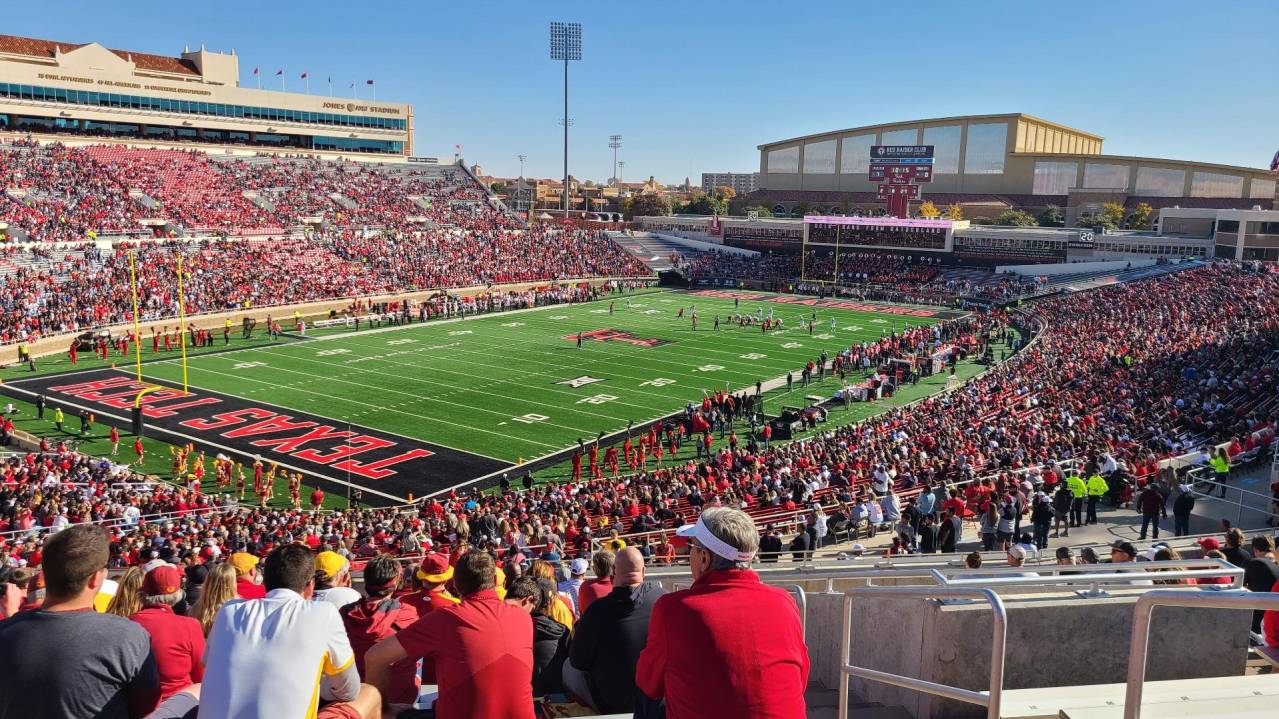 Upper (Sections 102-122) | Texas Tech Red Raiders Football vs UCF Knights Football | 15 Nov 2025 ...